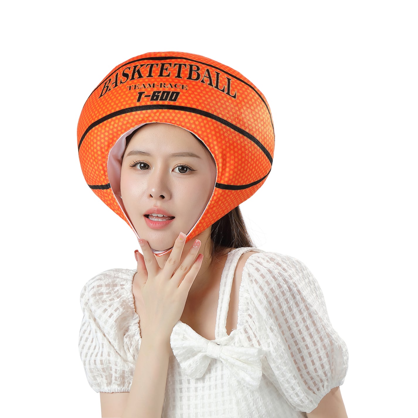 [Kichijoji Ryohin] Cheer while wearing a basketball headgear ...